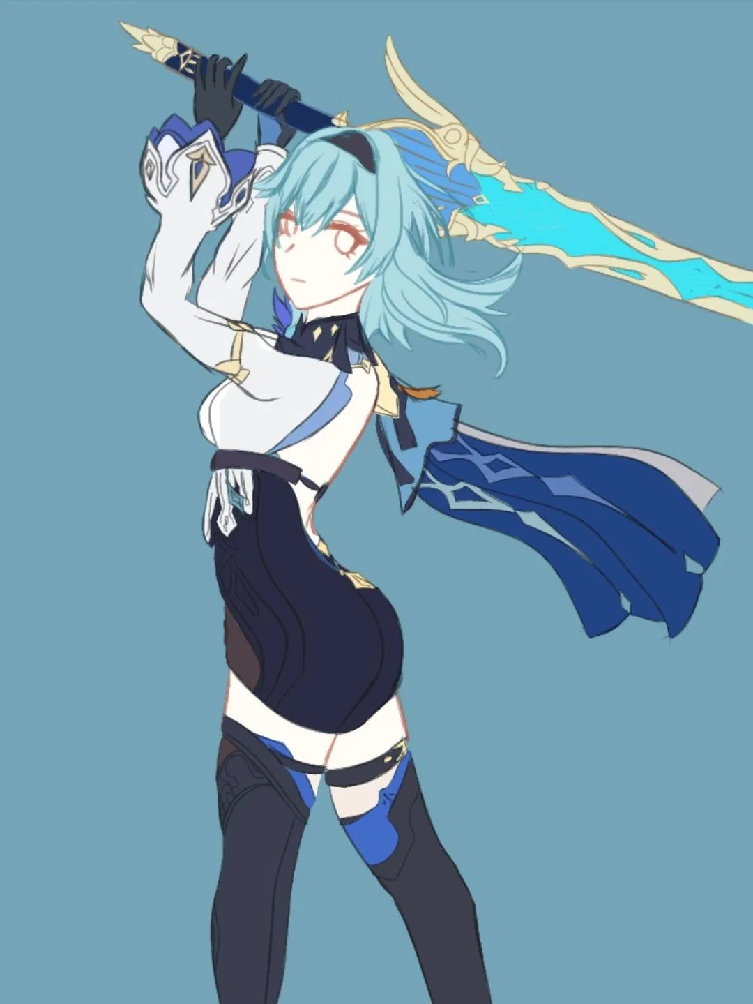 Eula Fan Art Genshin Impact | HoYoLAB