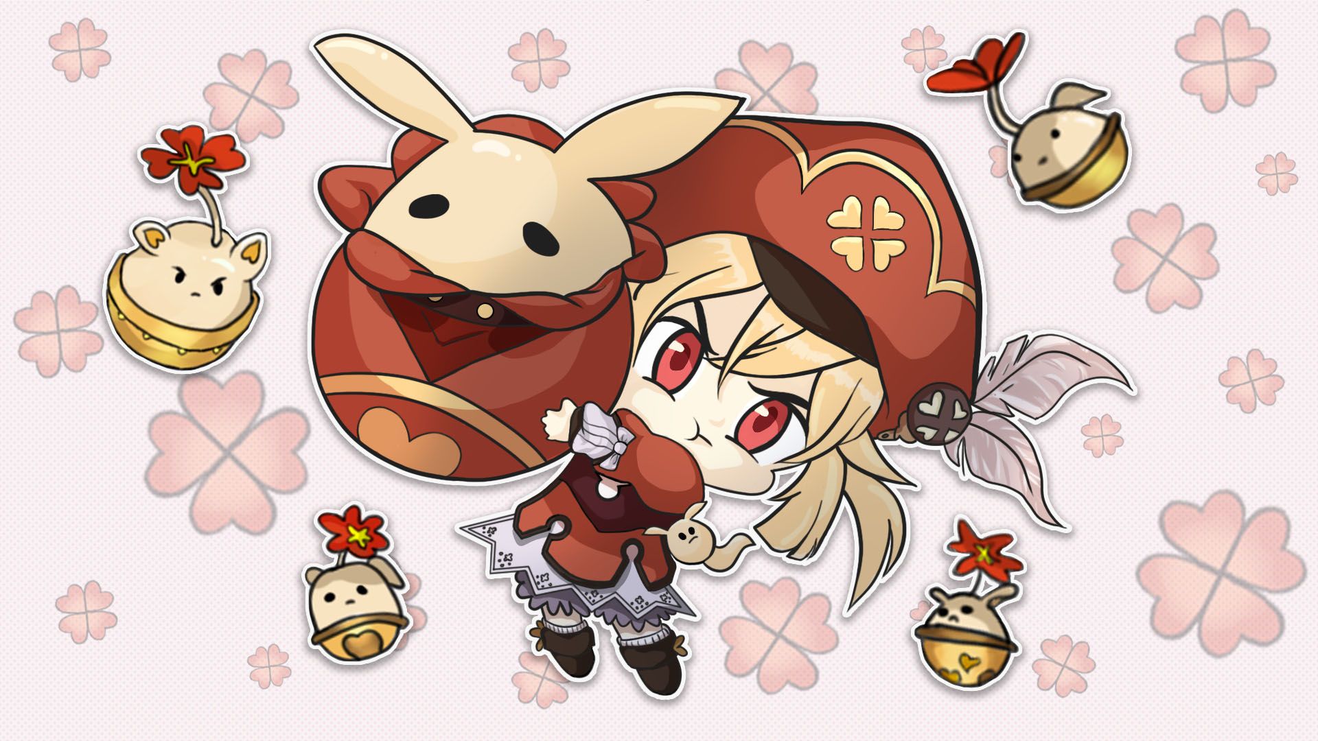 Klee and the giant jumpty dumpty Genshin Impact | HoYoLAB