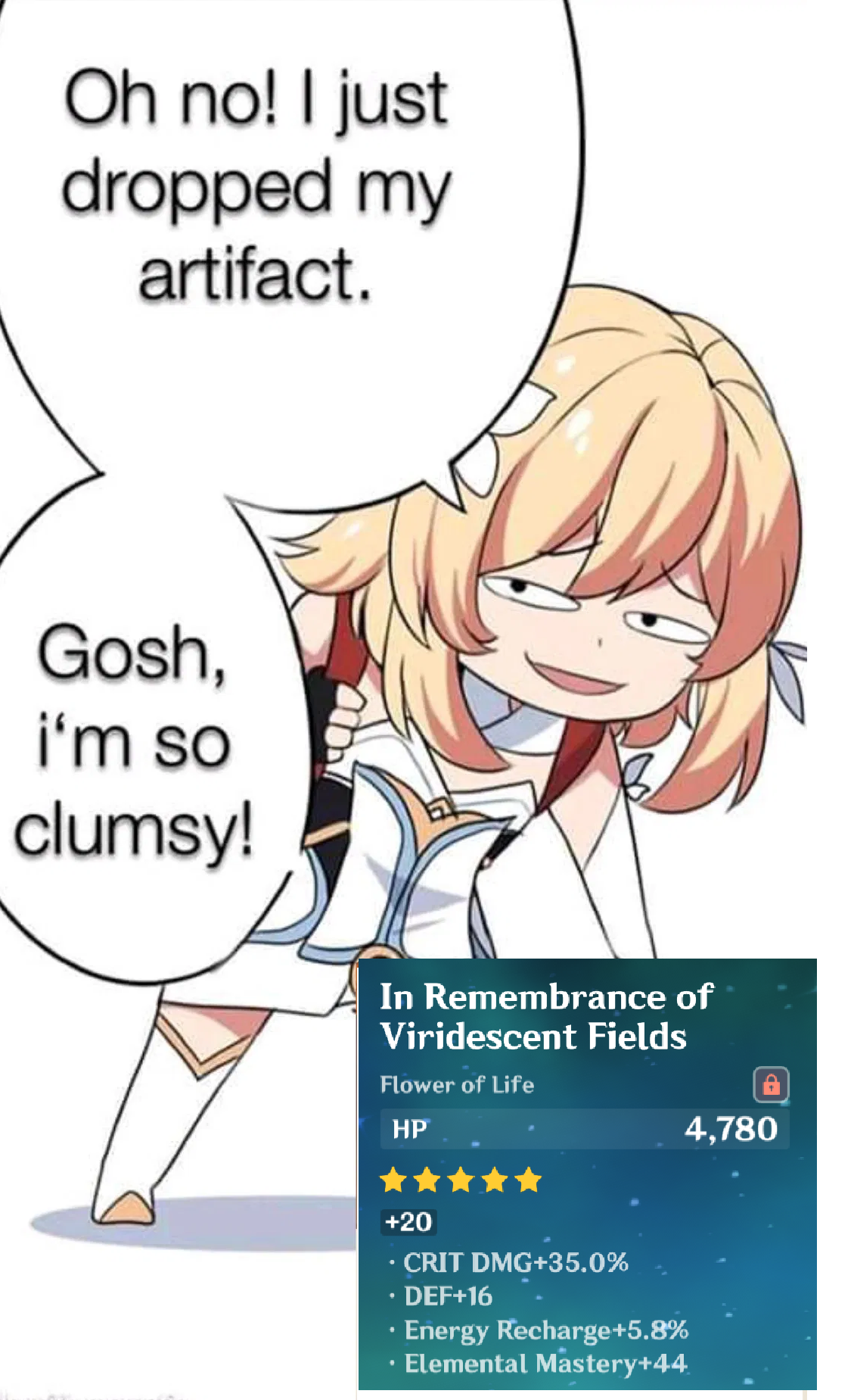 This is one of my best artifacts rn Genshin Impact | HoYoLAB