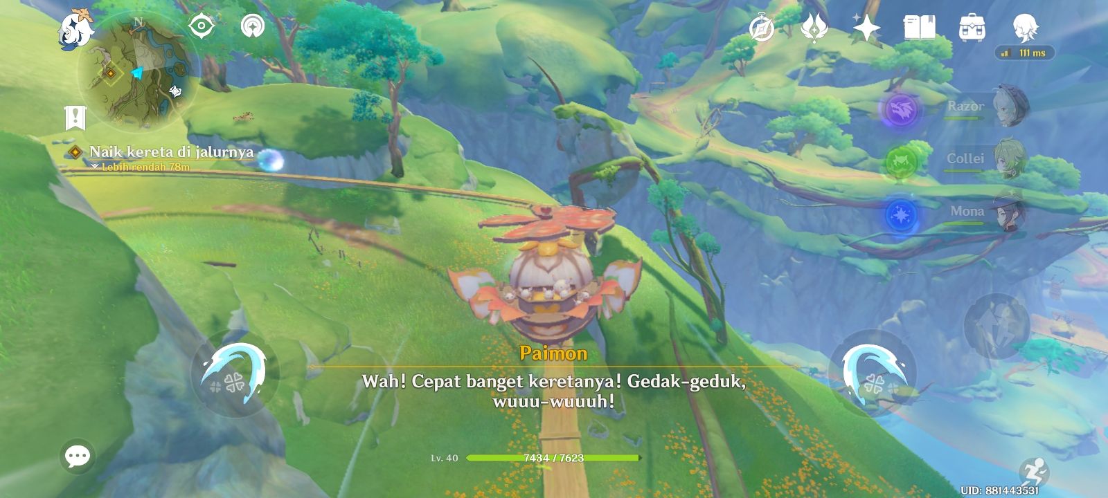 Hwhehe seru juga naik Gedak-geduk Genshin Impact | HoYoLAB