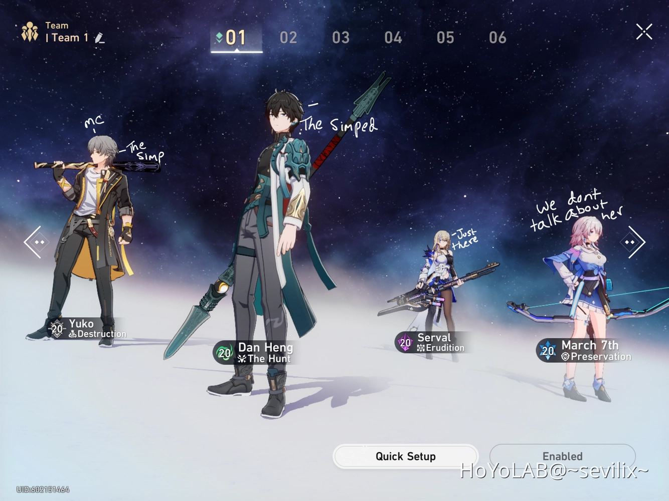 My current hsr team Honkai: Star Rail | HoYoLAB