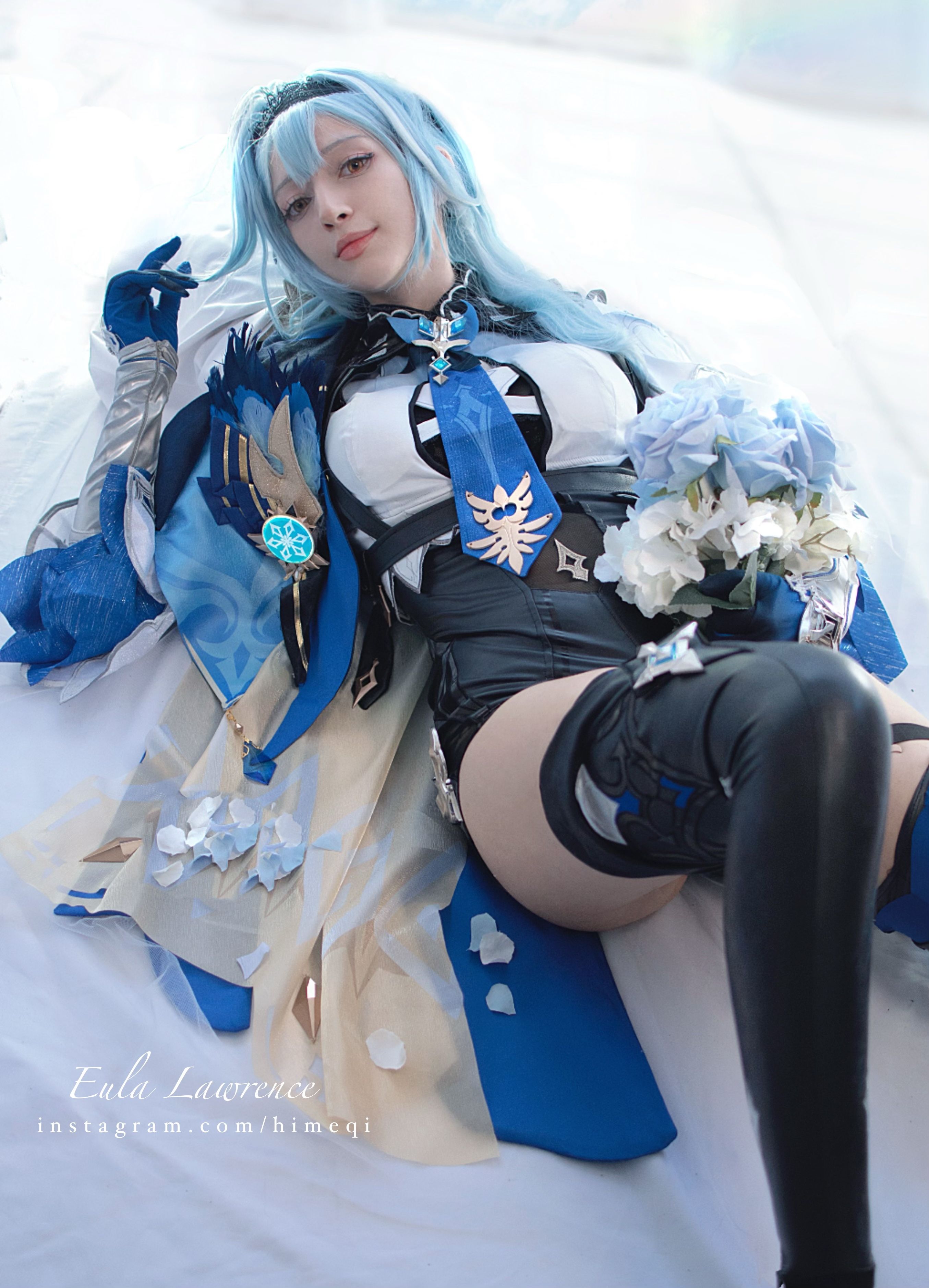 Happy Eula rerun!! Celebrating with cosplay 🖤@himeqi Genshin Impact | HoYoLAB