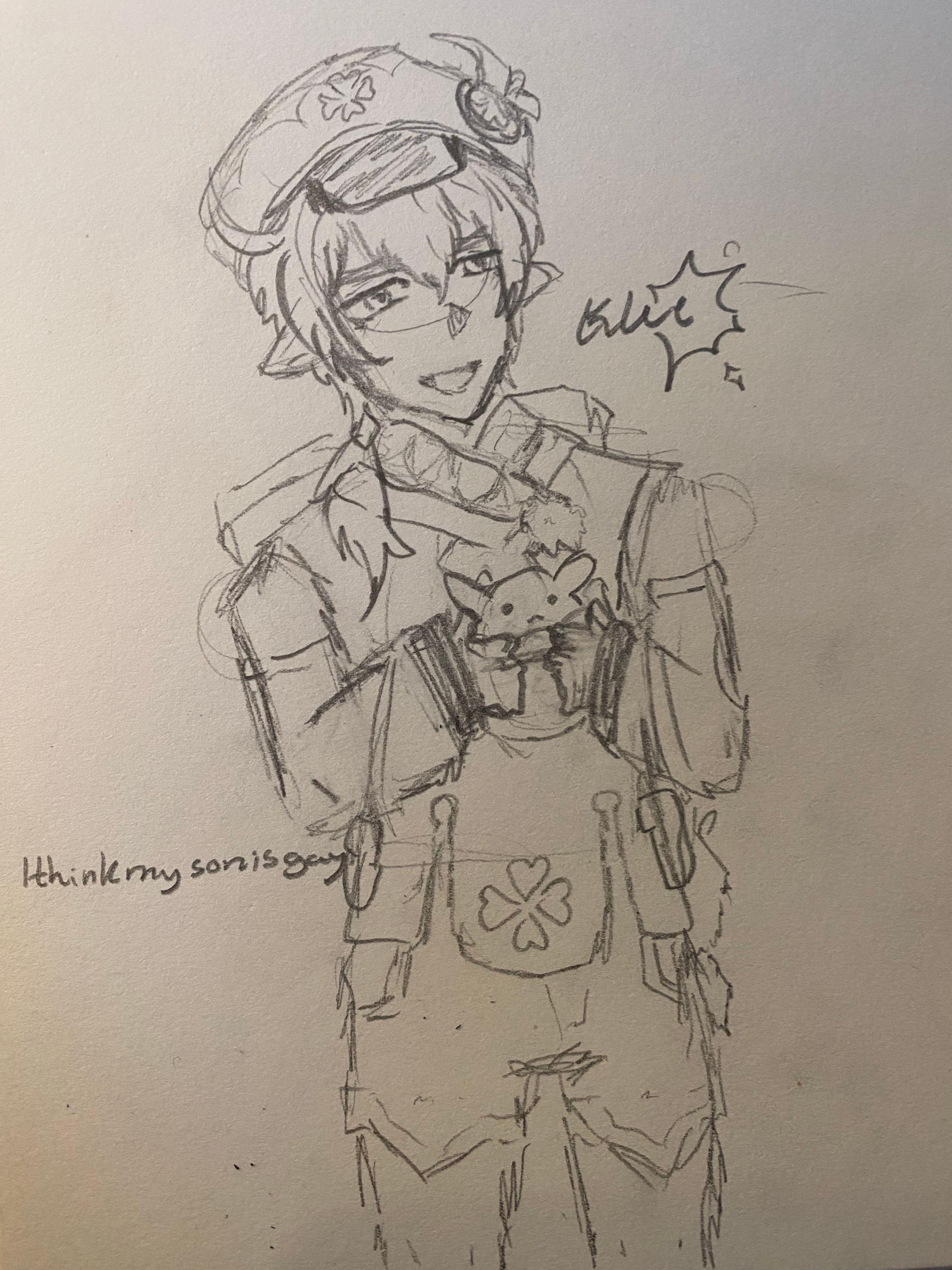 Male Klee drawing👌 Genshin Impact | HoYoLAB