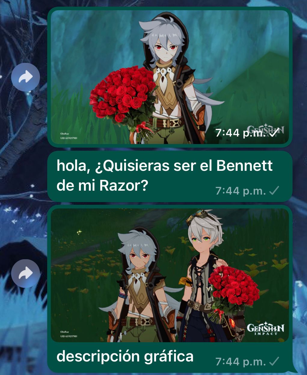 me voy a declarar usando a Razor Genshin Impact | HoYoLAB