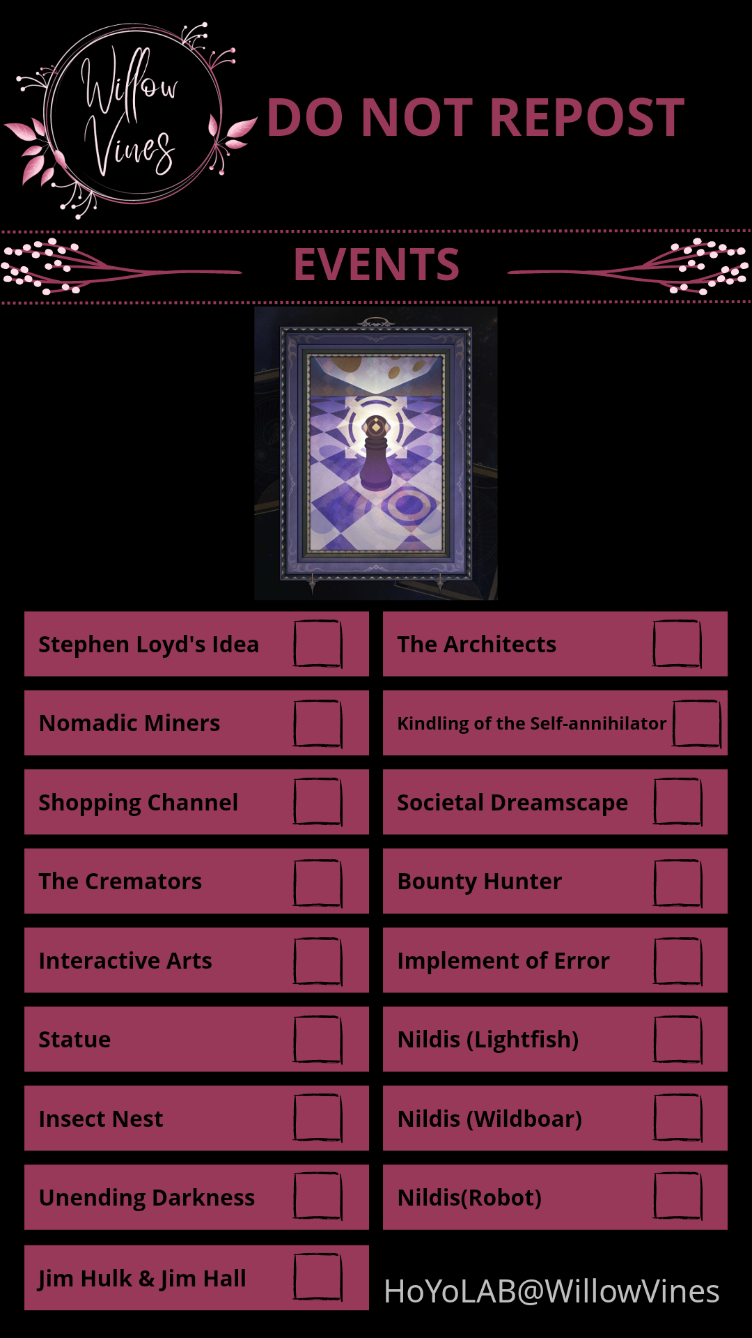 Simulated Universe Events Checklist Honkai: Star Rail | HoYoLAB