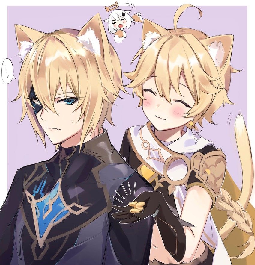 Dainsleif and Aether >>> Genshin Impact | HoYoLAB