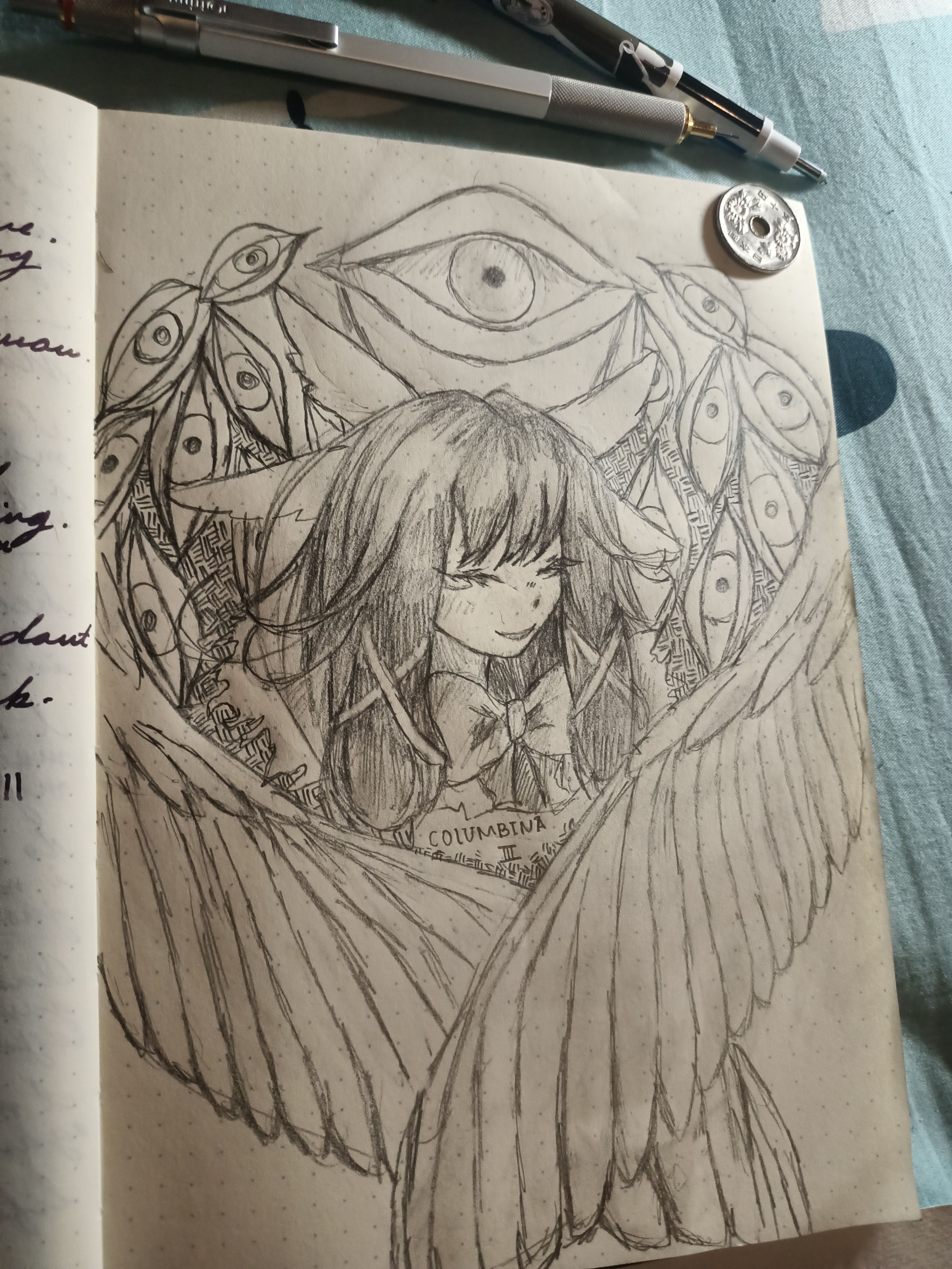 Columbina quick sketch (30 mins ish) Genshin Impact | HoYoLAB