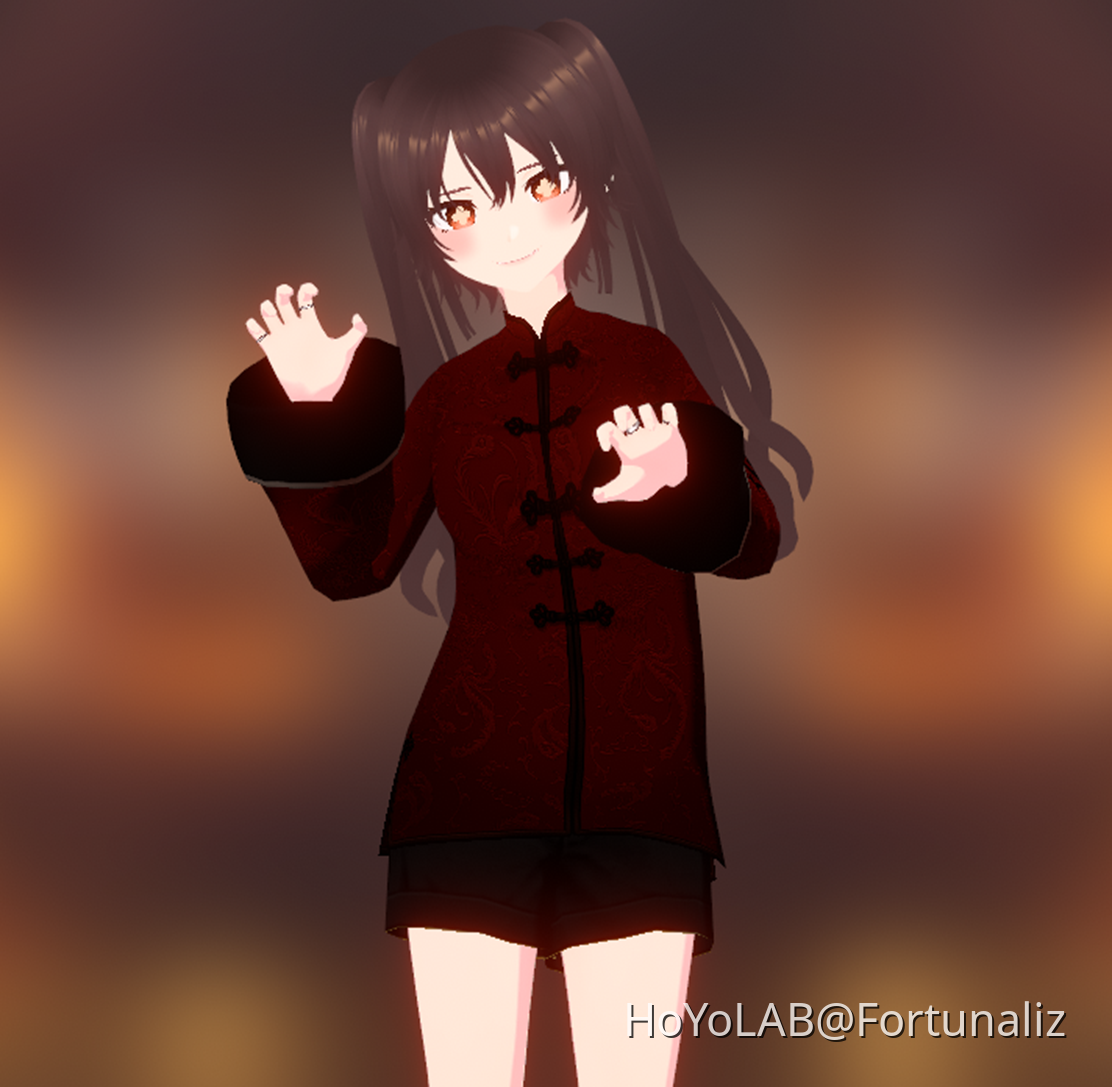 Hu Tao 3D model! Genshin Impact | HoYoLAB