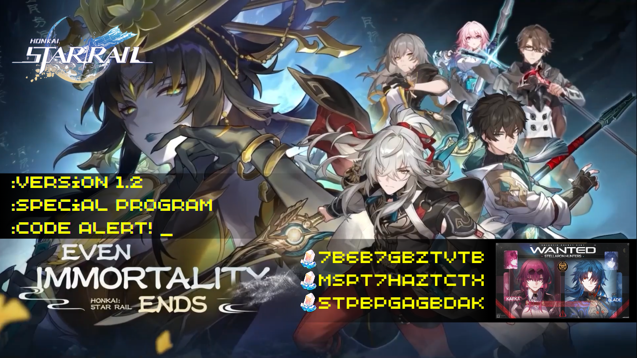 HSR Special Program v1.2 Code Alert Honkai: Star Rail | HoYoLAB