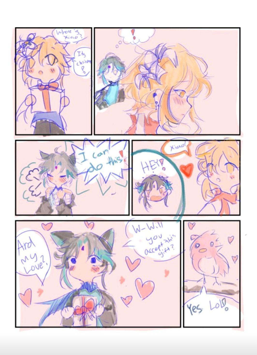 Xiao comic I drew Genshin Impact | HoYoLAB