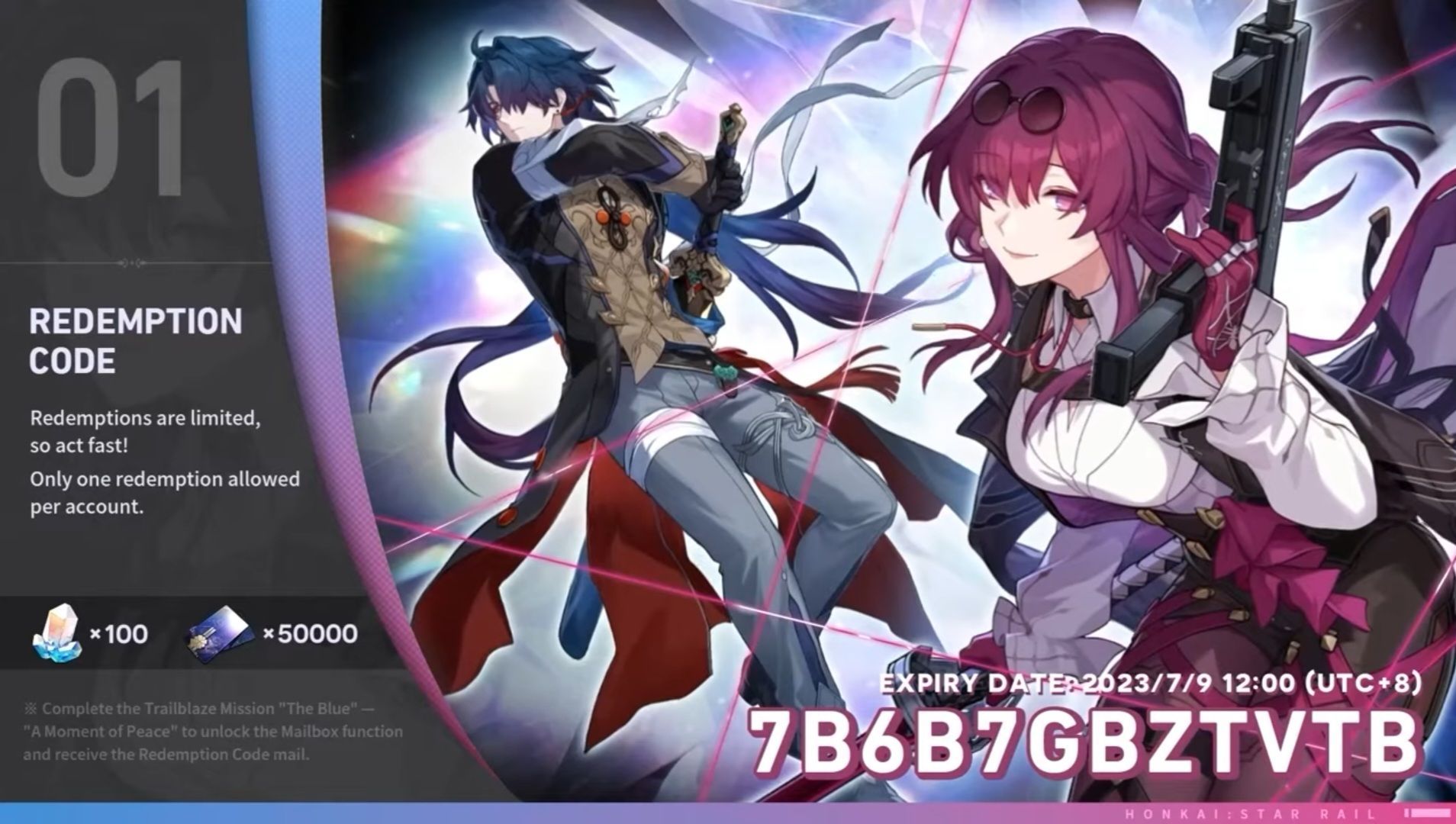 LIVE STREAM REDEMPTION CODES Honkai: Star Rail | HoYoLAB