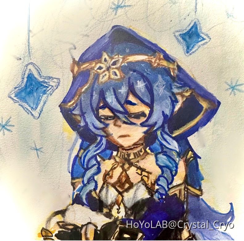 Art diary 185: Cold stars Genshin Impact | HoYoLAB