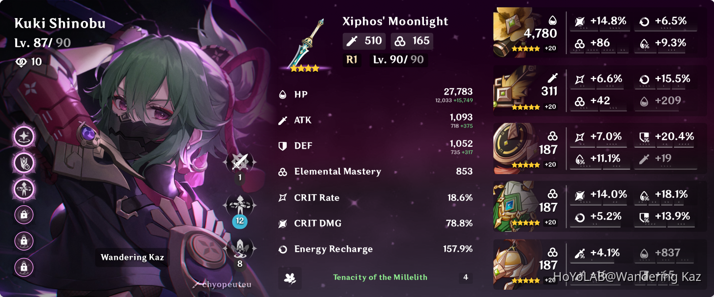 My Kuki build V2 Genshin Impact | HoYoLAB