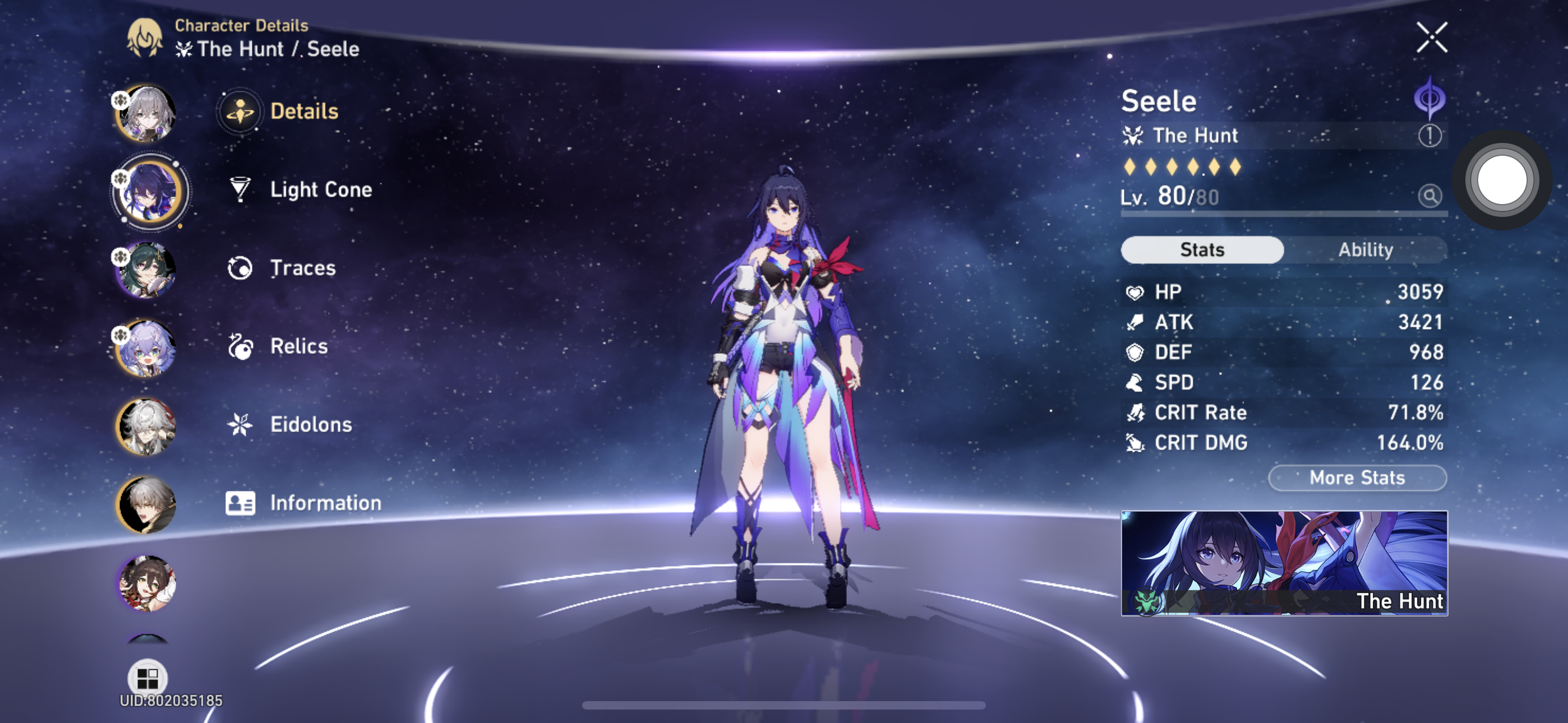Seele updated stats 🥶🥶🥶 Honkai: Star Rail | HoYoLAB