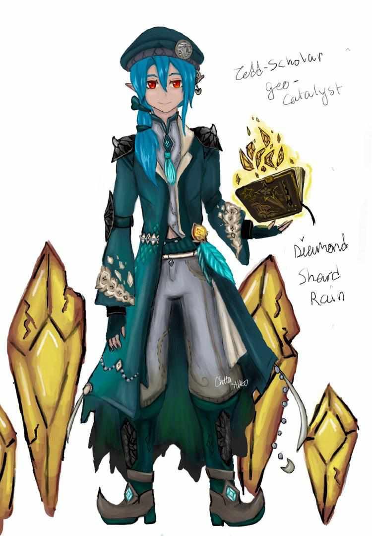 An original character I drew😄 Geo scholar! Genshin Impact | HoYoLAB