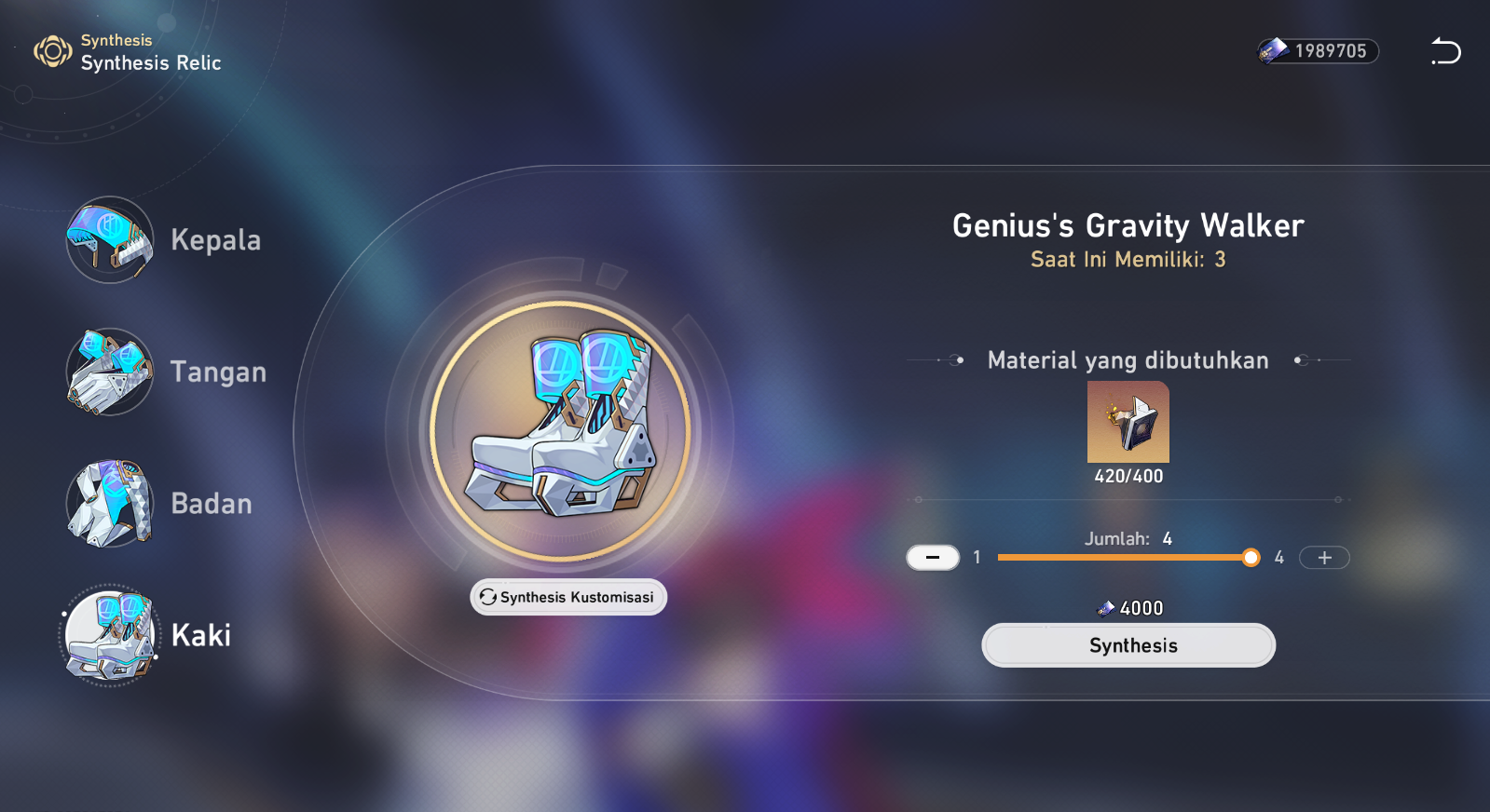 Synthesis Relic in HSR is scam, better in Genhin T_T Honkai: Star Rail ...