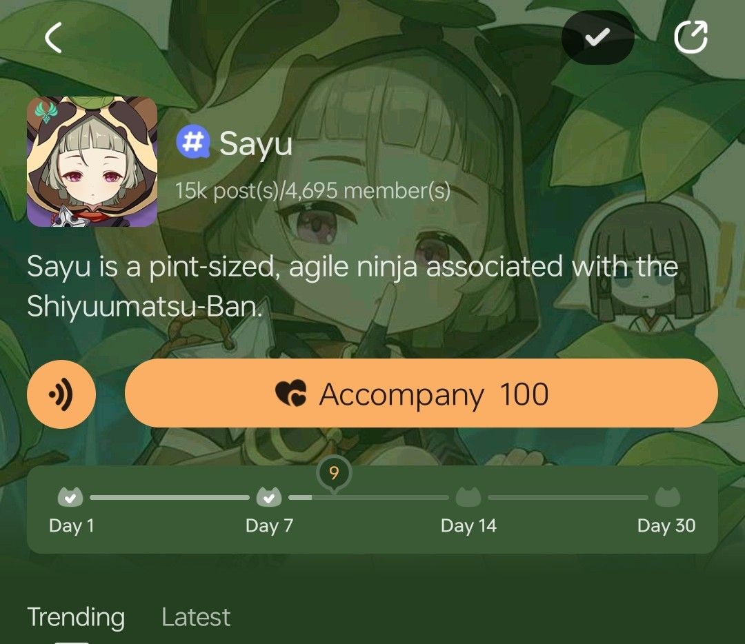 100 days of Sayu Genshin Impact | HoYoLAB