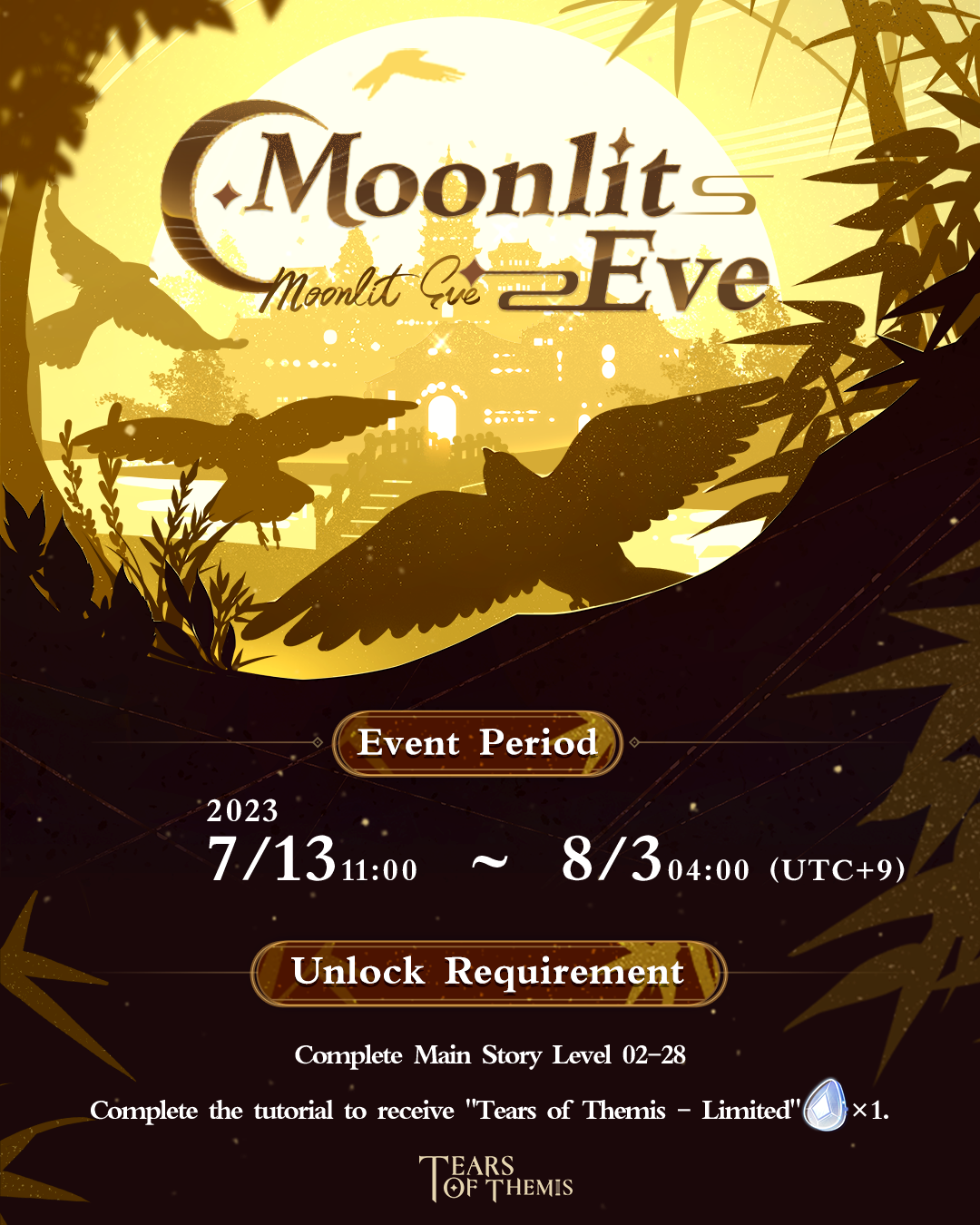 Moonlit Eve Special Event Coming Soon Tears of Themis | HoYoLAB