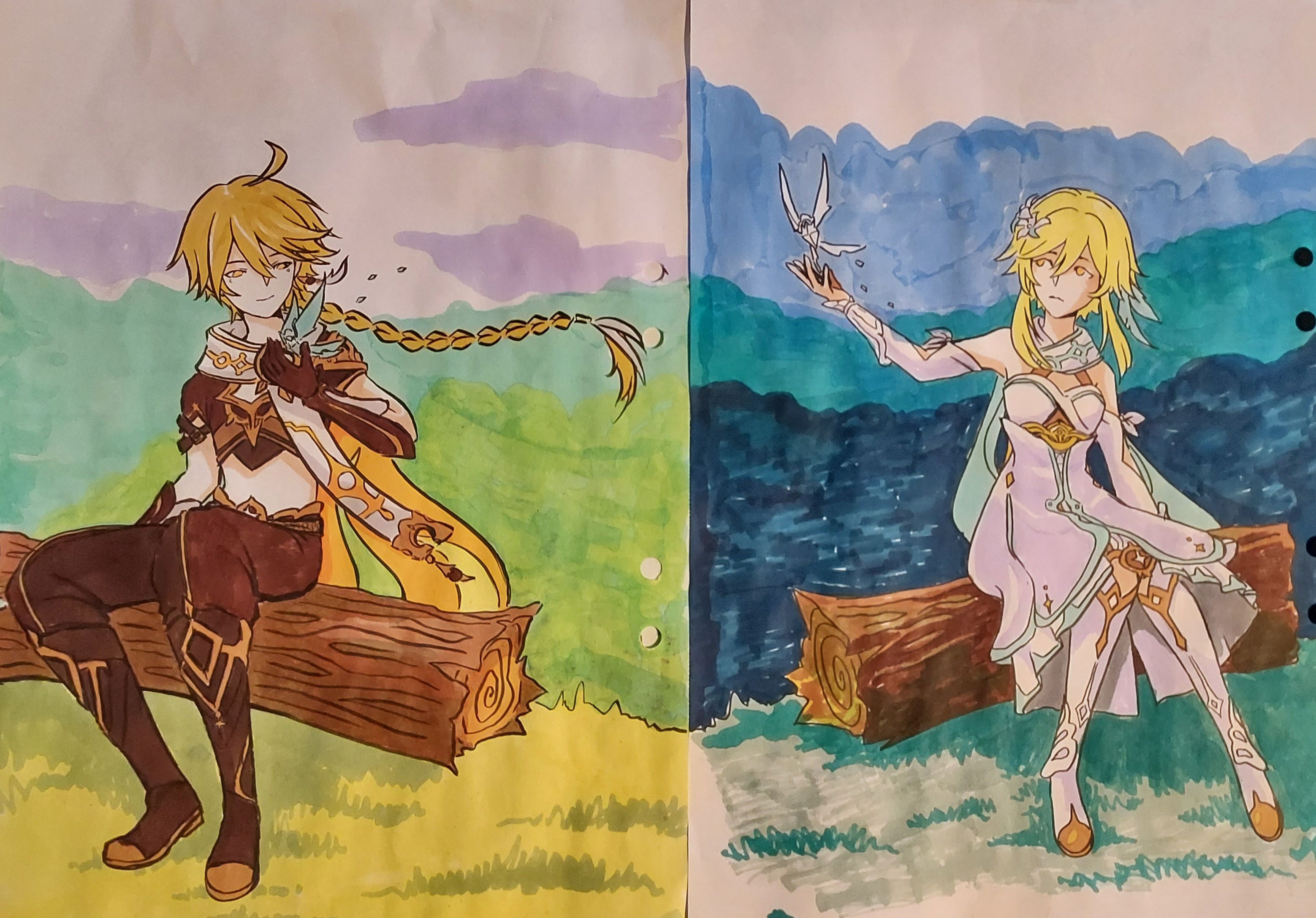 aether and lumine wip 4 Genshin Impact | HoYoLAB