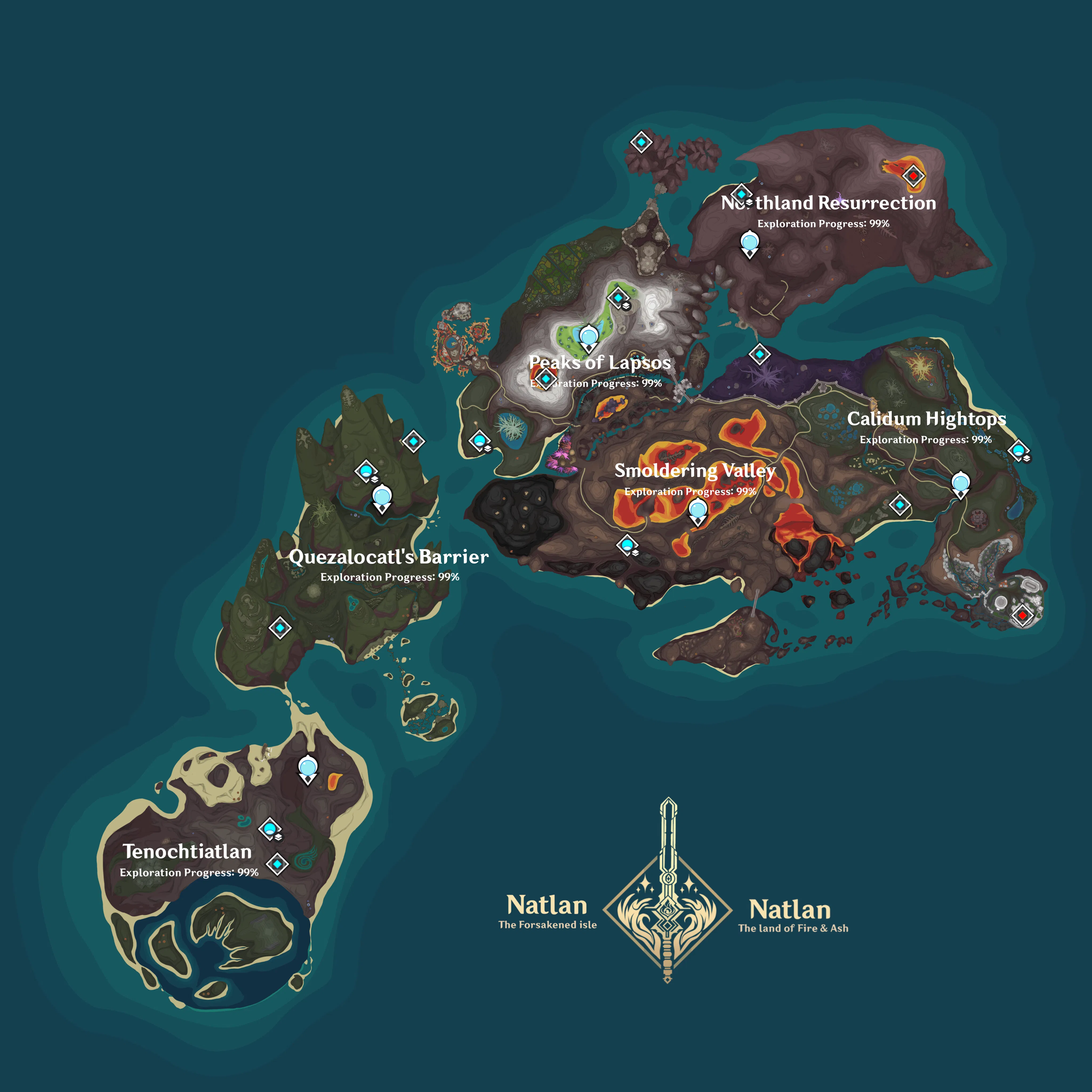 I FINISHED 2ND PART OF MY NATLAN MAP (Fan-Made) Genshin Impact | HoYoLAB