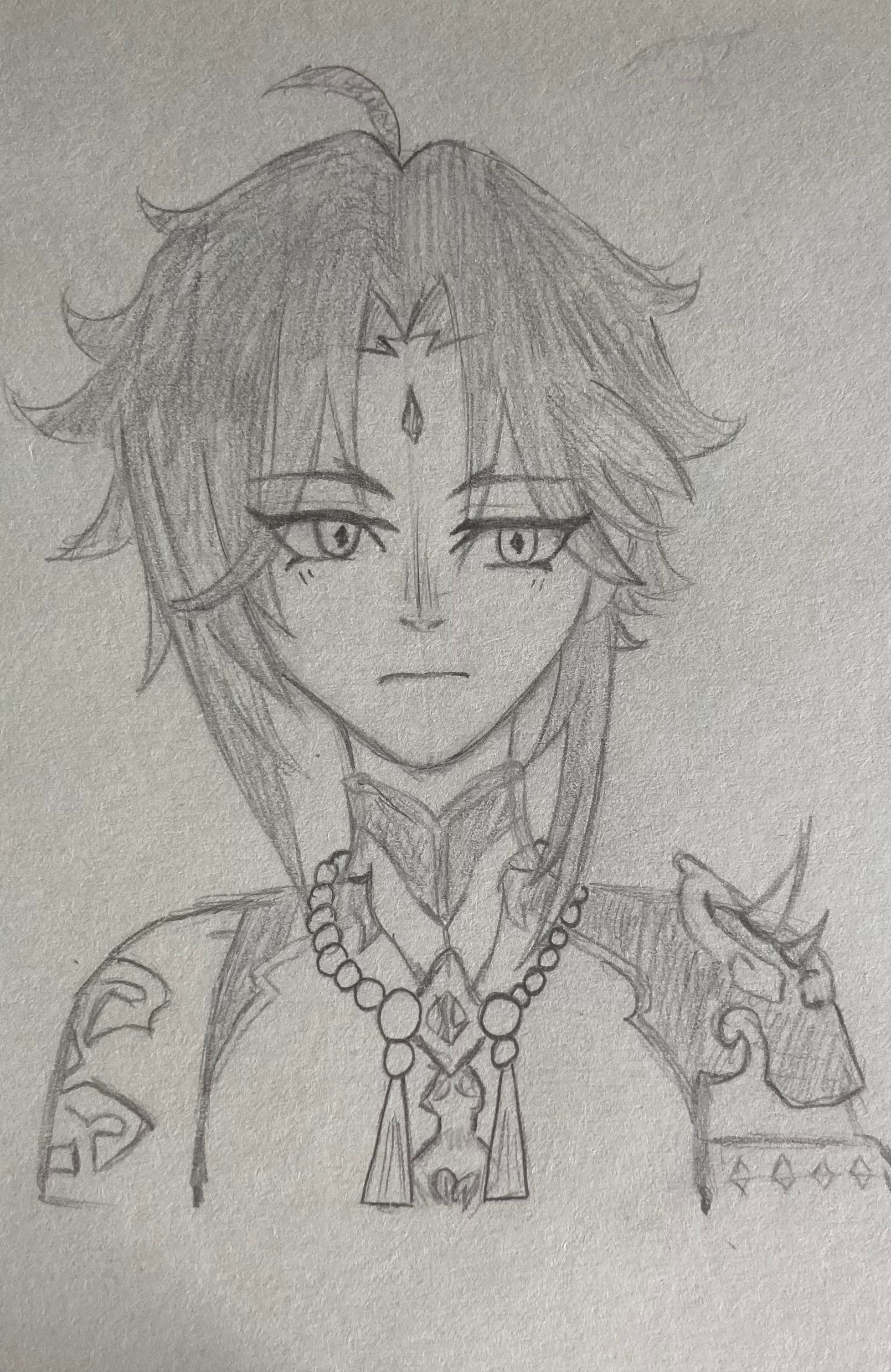 Xiao drawing Genshin Impact | HoYoLAB