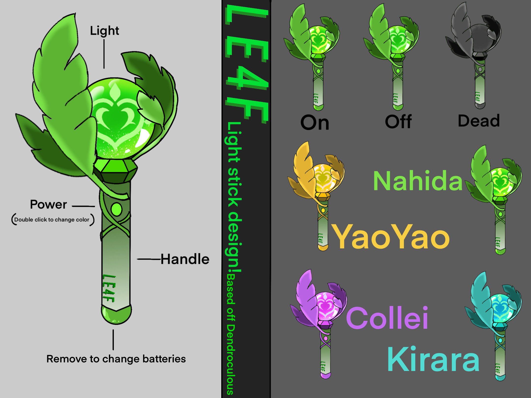 LE4F light stick design! Genshin Impact | HoYoLAB