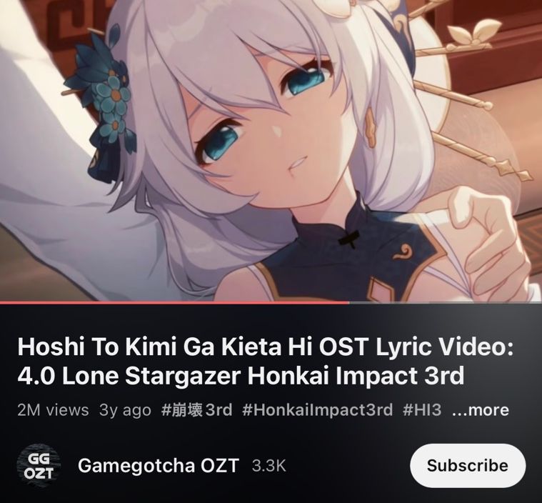 Hoshi to Kimi Ga Kieta Hi Honkai Impact 3rd | HoYoLAB