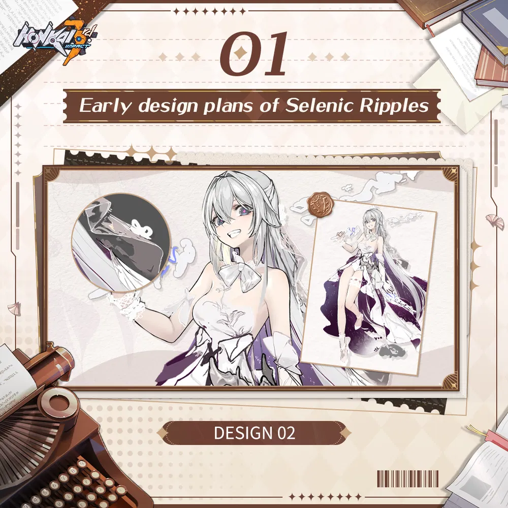 Typewriter Art Archives | Selenic Ripples Designer Interview Honkai ...