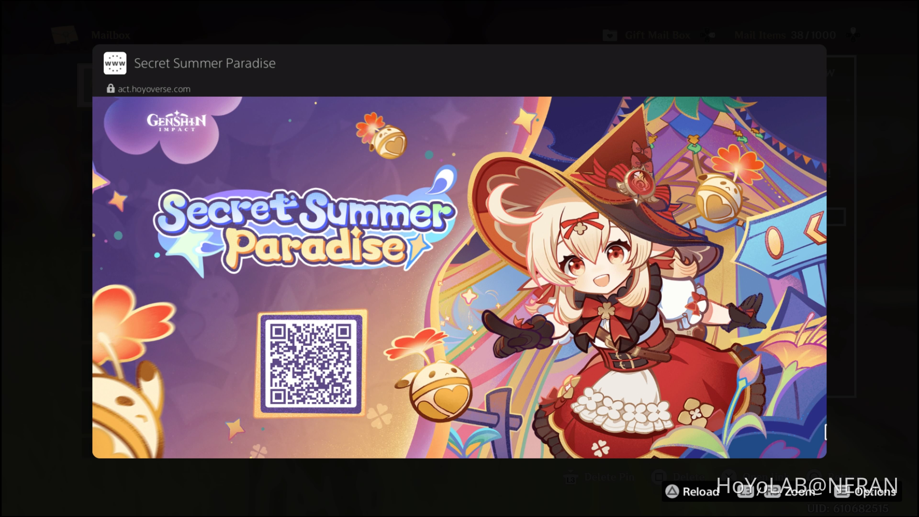 "KLEE IS LOVE! NEW OUTFIT OBTAINED!". . . O))) "WITCHERY SKIN-CRAFT ...