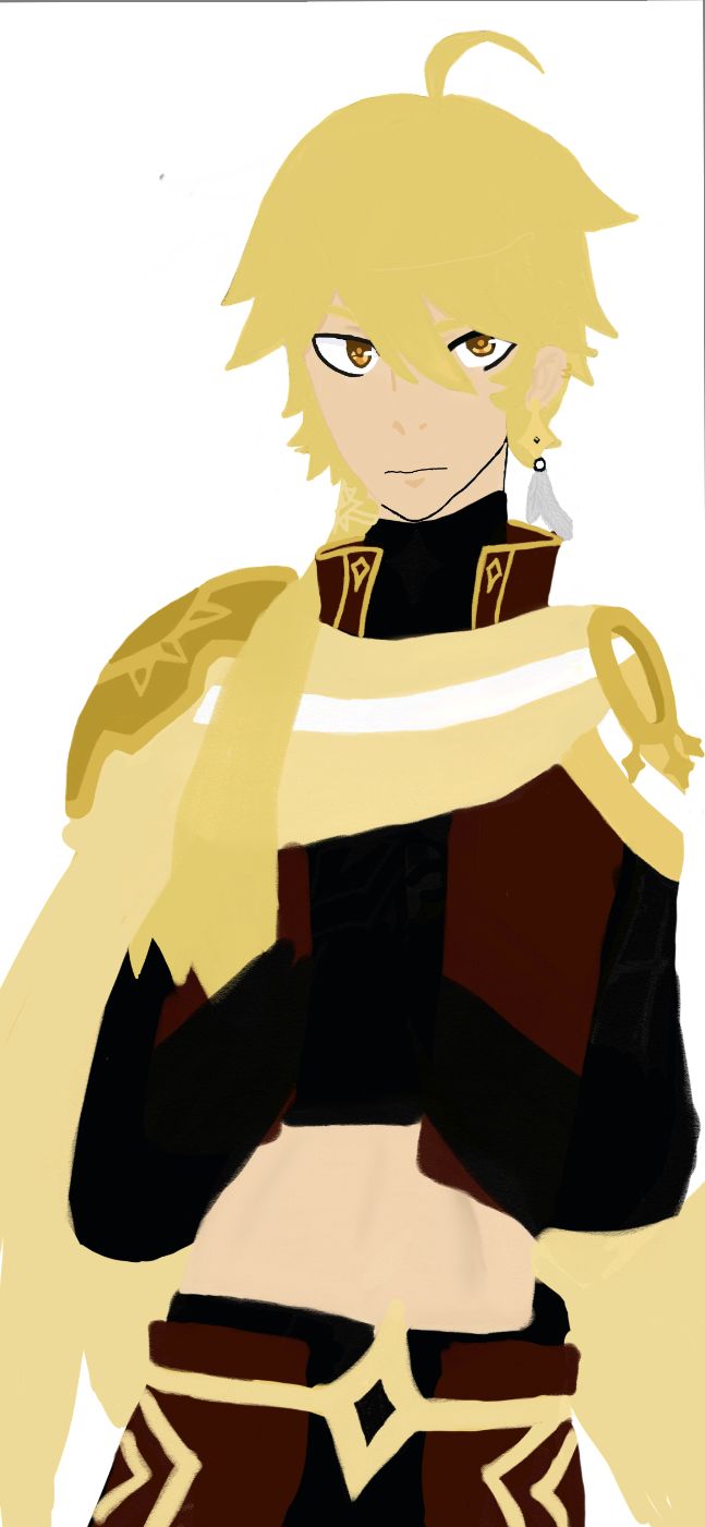 I draw ️ later Aether is adult. I am not done. Genshin Impact | HoYoLAB