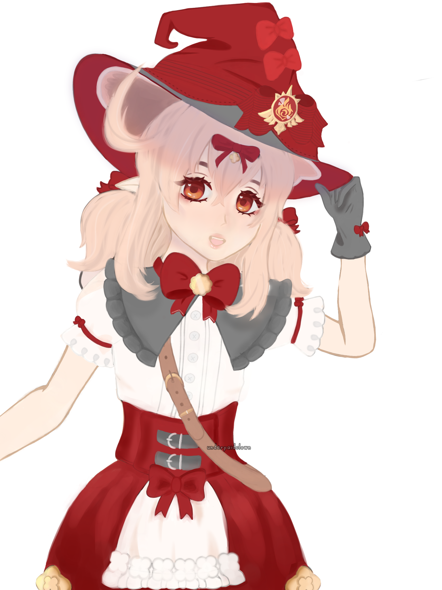 My entry to the Klee FanArt contest! Genshin Impact | HoYoLAB