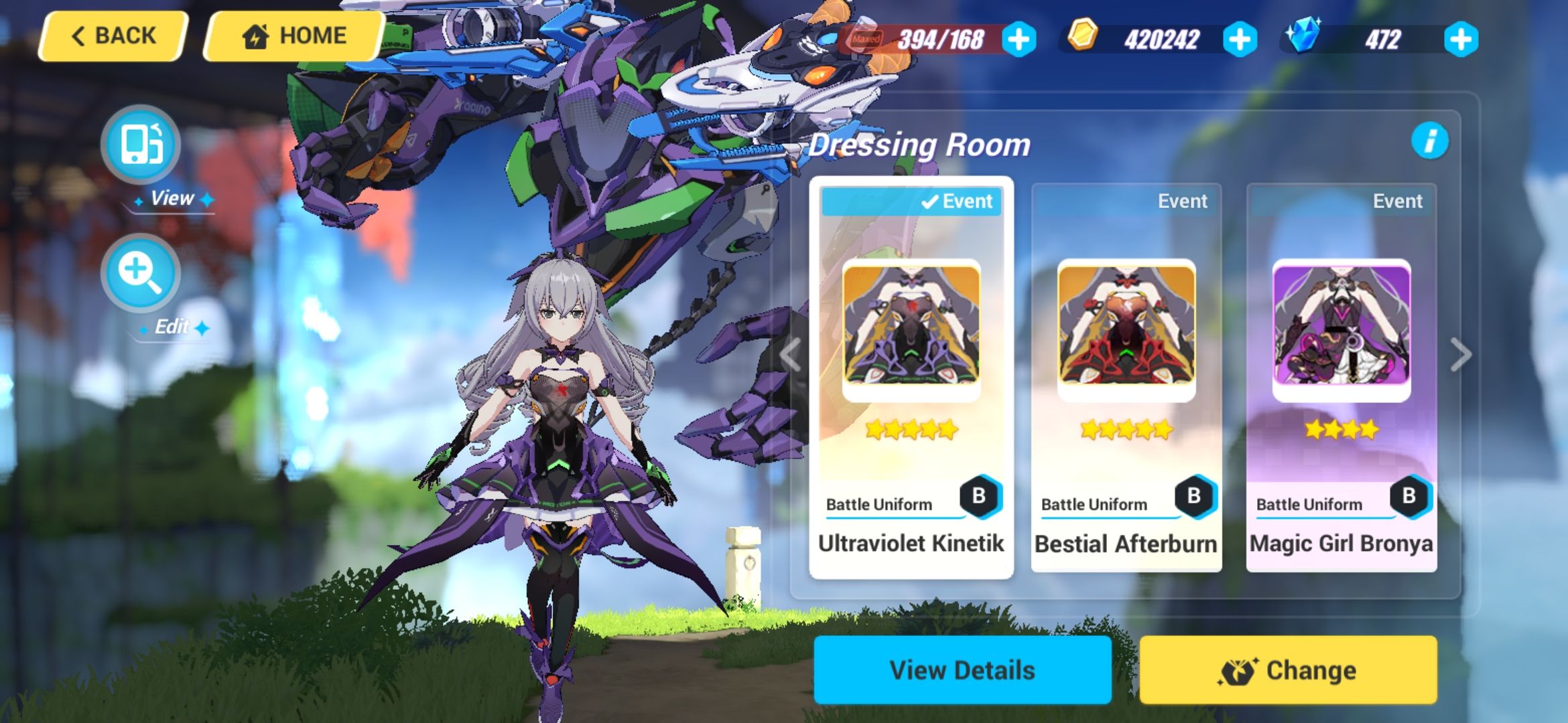 Honestly this is my favorite bronya skin especially the hair part ...