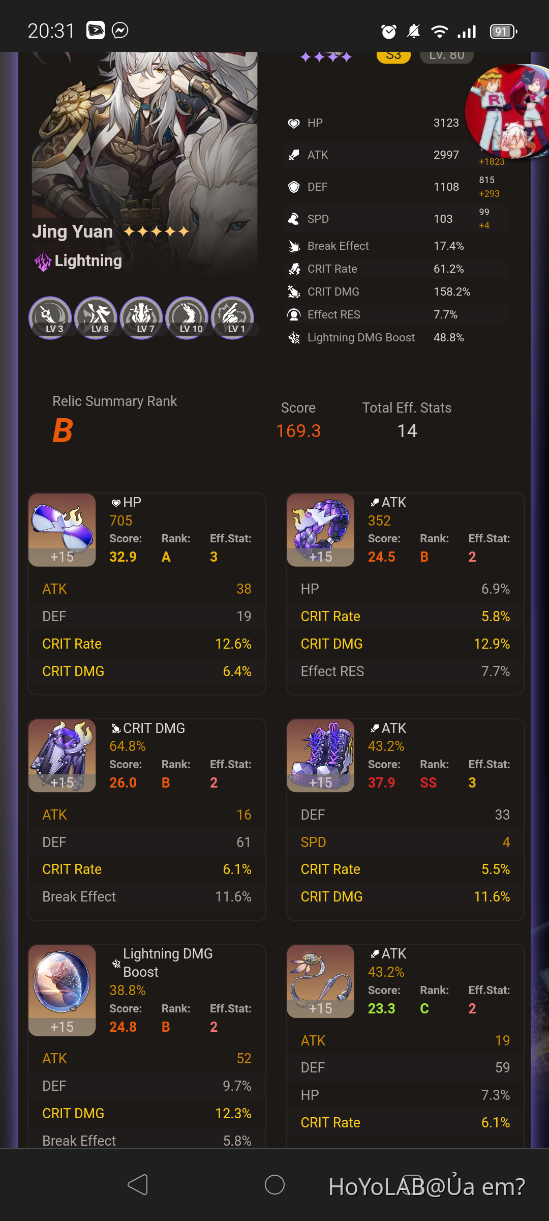 JY của tôi dam hơi kém Honkai: Star Rail | HoYoLAB