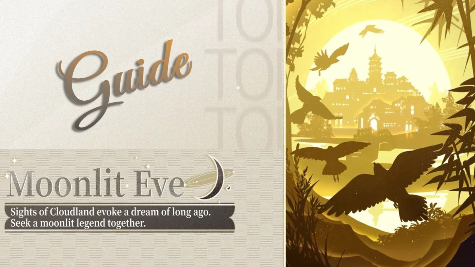 Moonlit Eve Event guide Tears of Themis | HoYoLAB