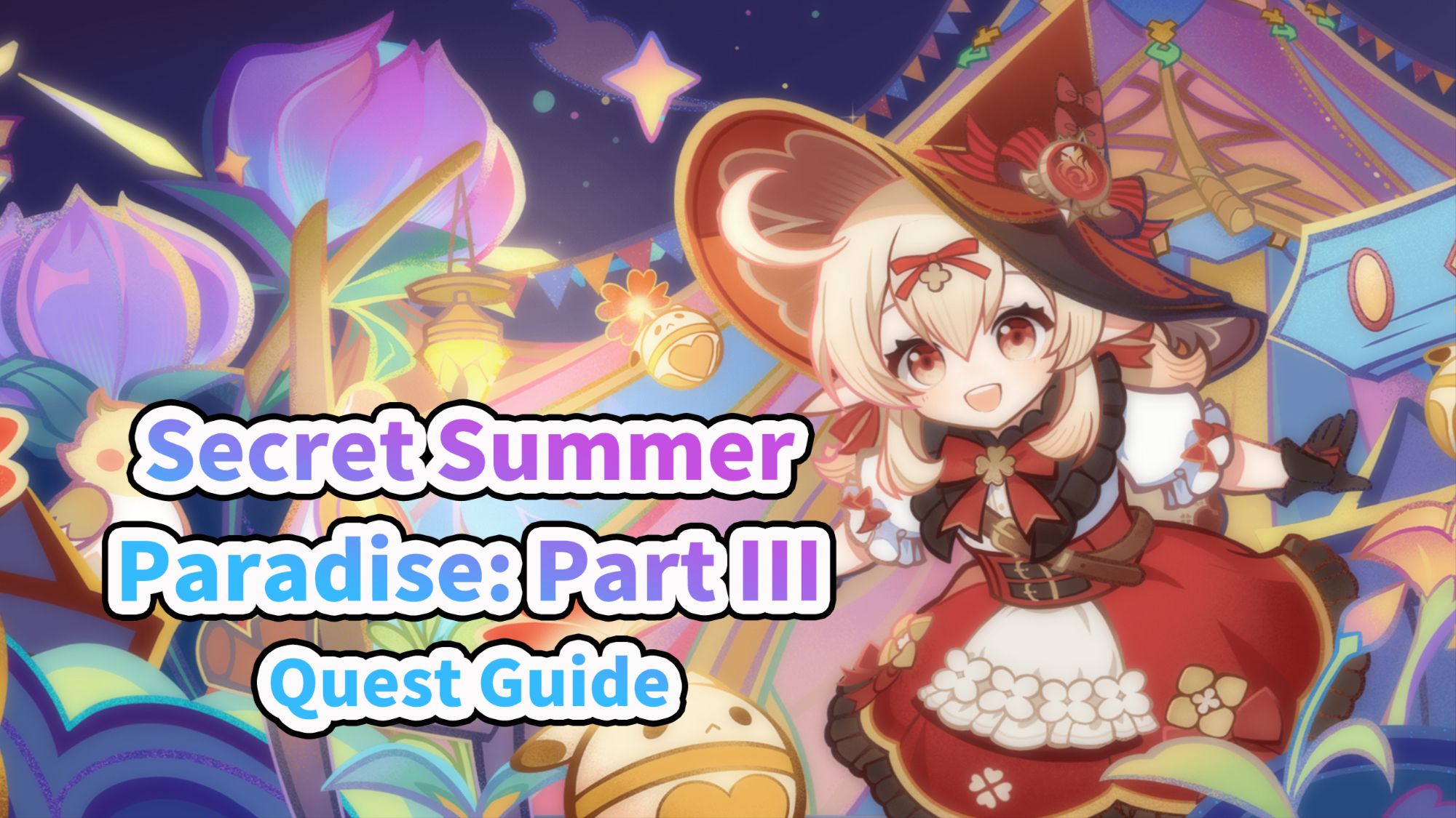 [V3.8] Secret Summer Paradise: Part III Quest Guide Genshin Impact ...