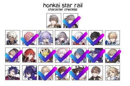 Mes personnages hsr Honkai: Star Rail | HoYoLAB