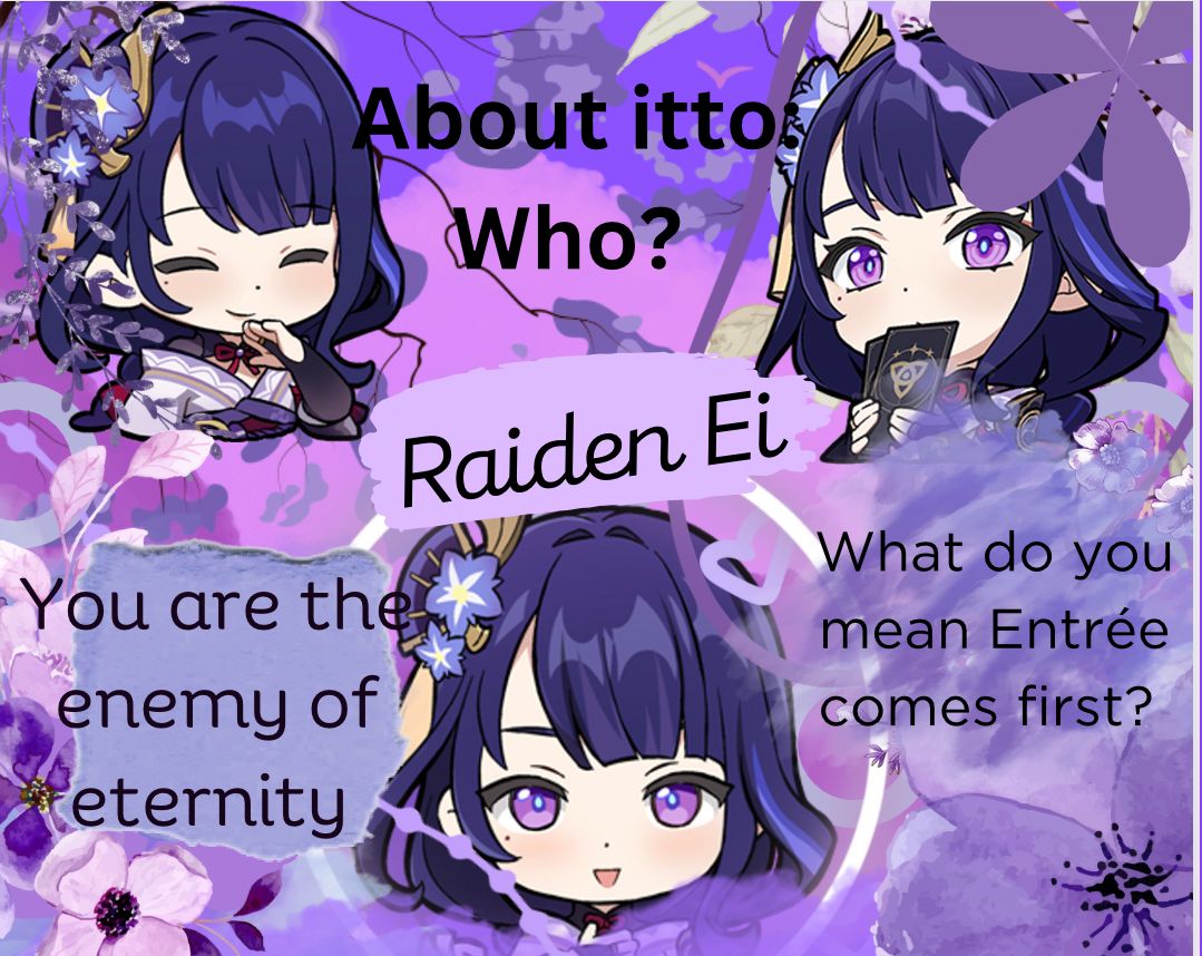Day 4 scrapbook- Raiden ei 😍 Genshin Impact | HoYoLAB