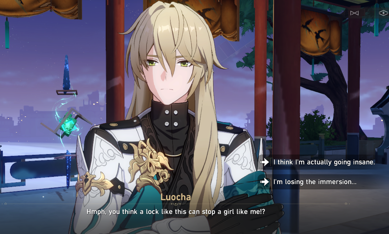 (spoiler) some screenshots from luocha story quest Honkai: Star Rail ...