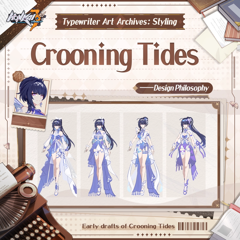 Typewriter Art Archives | Crooning Tides Designer Interview Honkai ...
