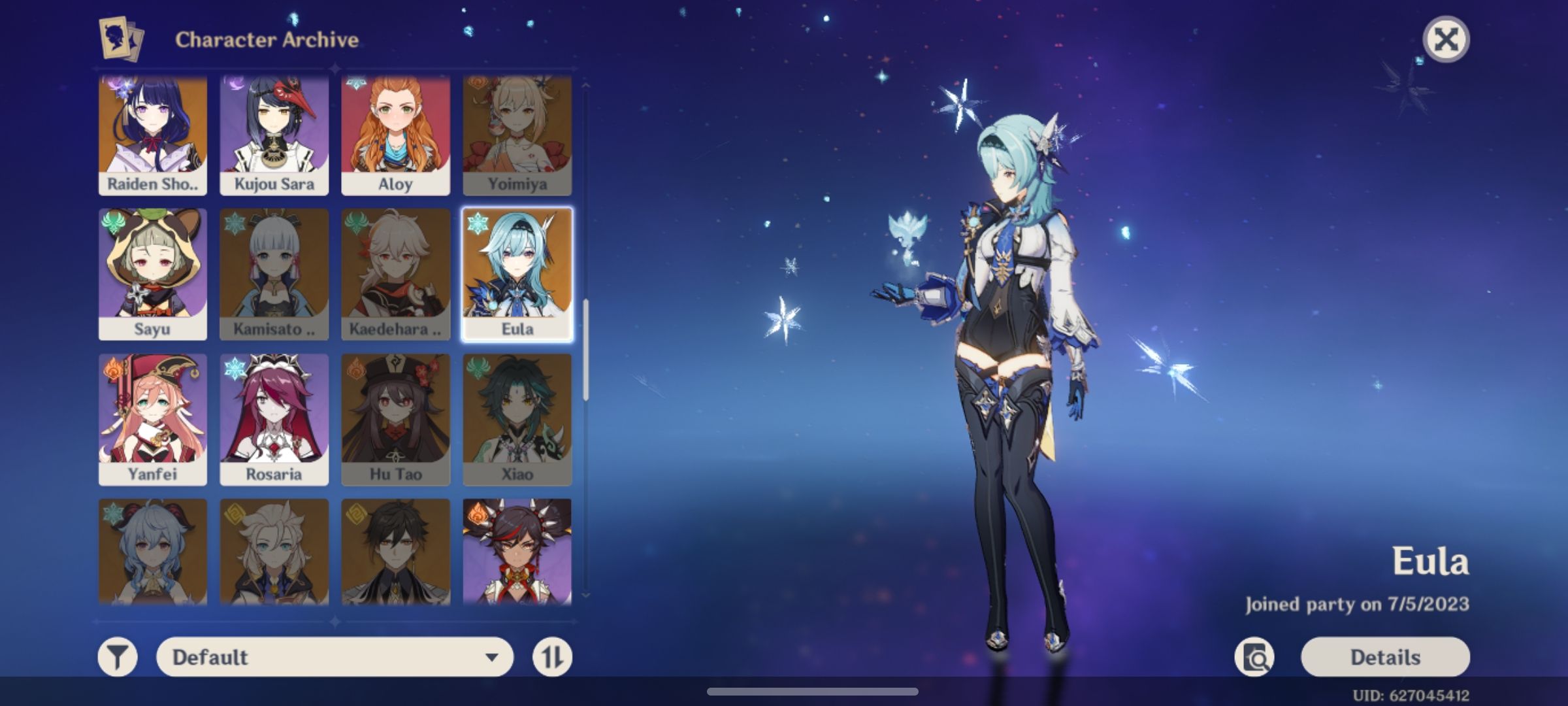 Me got eula. me happy now. me want dainsleif (Primo check day 4 ...