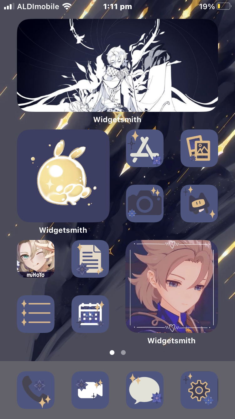 Albedo IPhone theme Genshin Impact | HoYoLAB