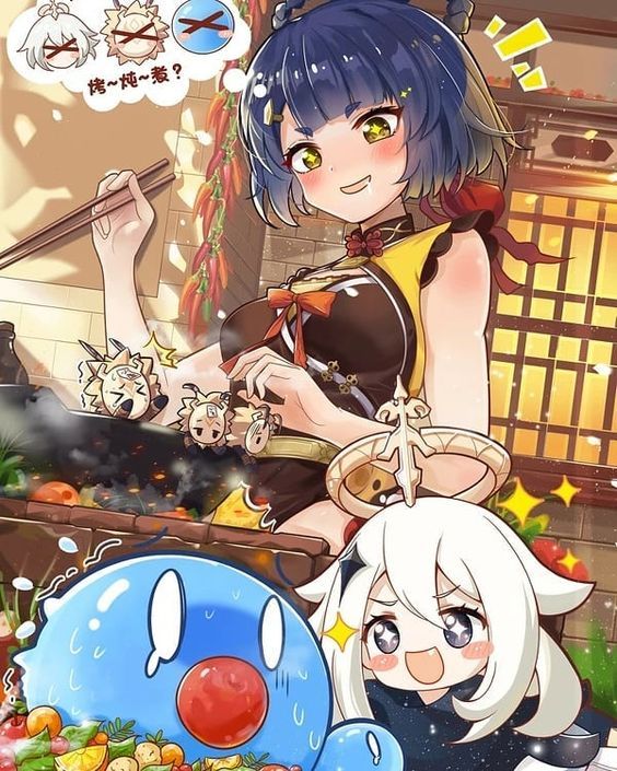 xiangling shoulda cooked paimon Genshin Impact | HoYoLAB
