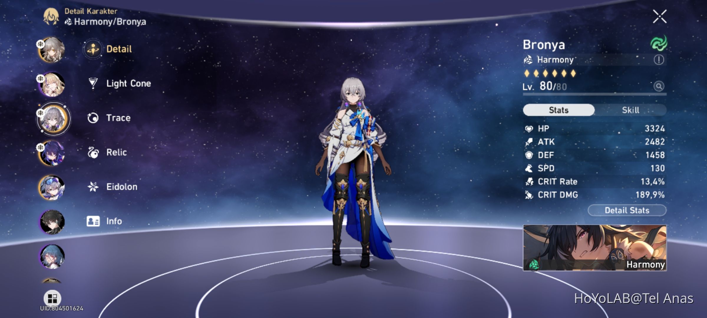 is it enough crit damage bronya? Honkai: Star Rail | HoYoLAB