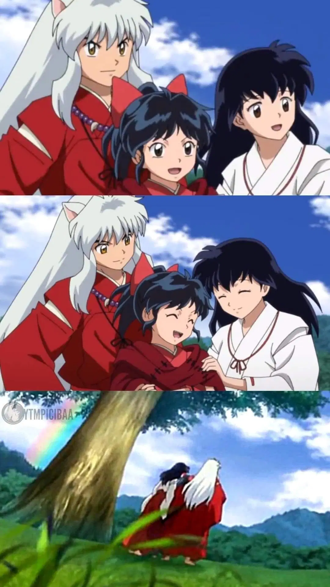 Yo al terminar de ver inuyasha y ver que estos dos tuvieron una hija ...