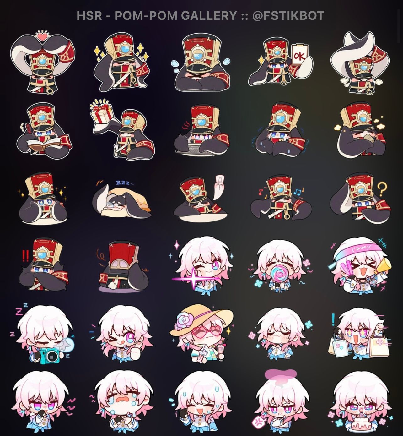 Honkai Star Rail - Telegram Sticker Pack (outdated) Honkai: Star Rail ...