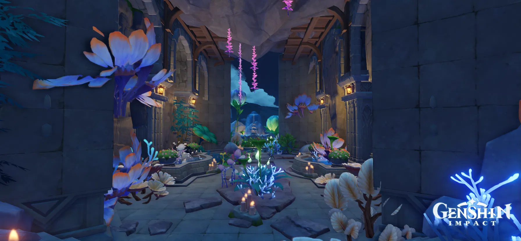 Overgrown Hydro Shrine Genshin Impact | HoYoLAB