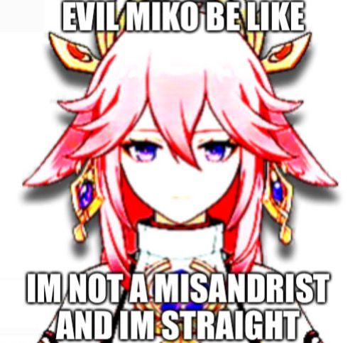 evil miko Genshin Impact | HoYoLAB