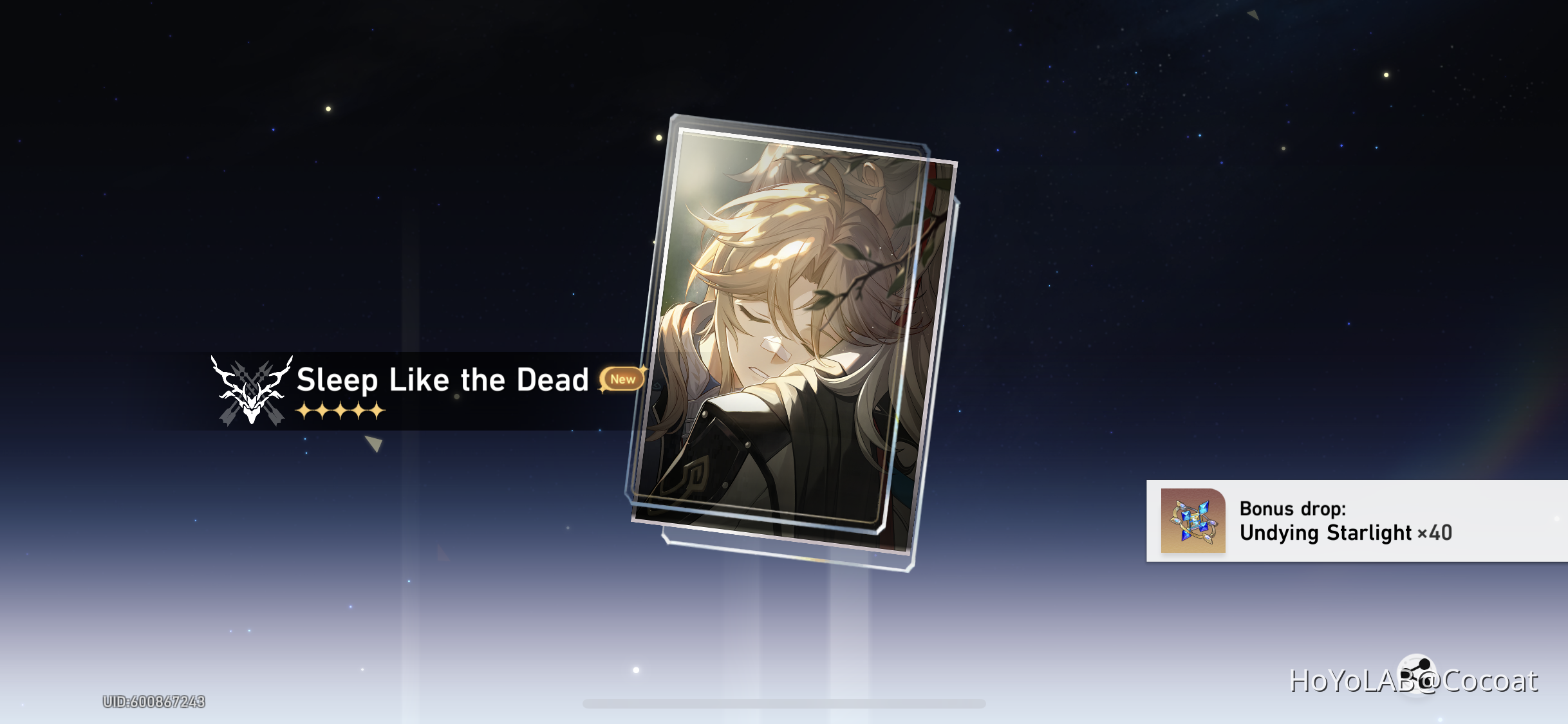 I got a five star light cone early.. Genshin Impact | HoYoLAB