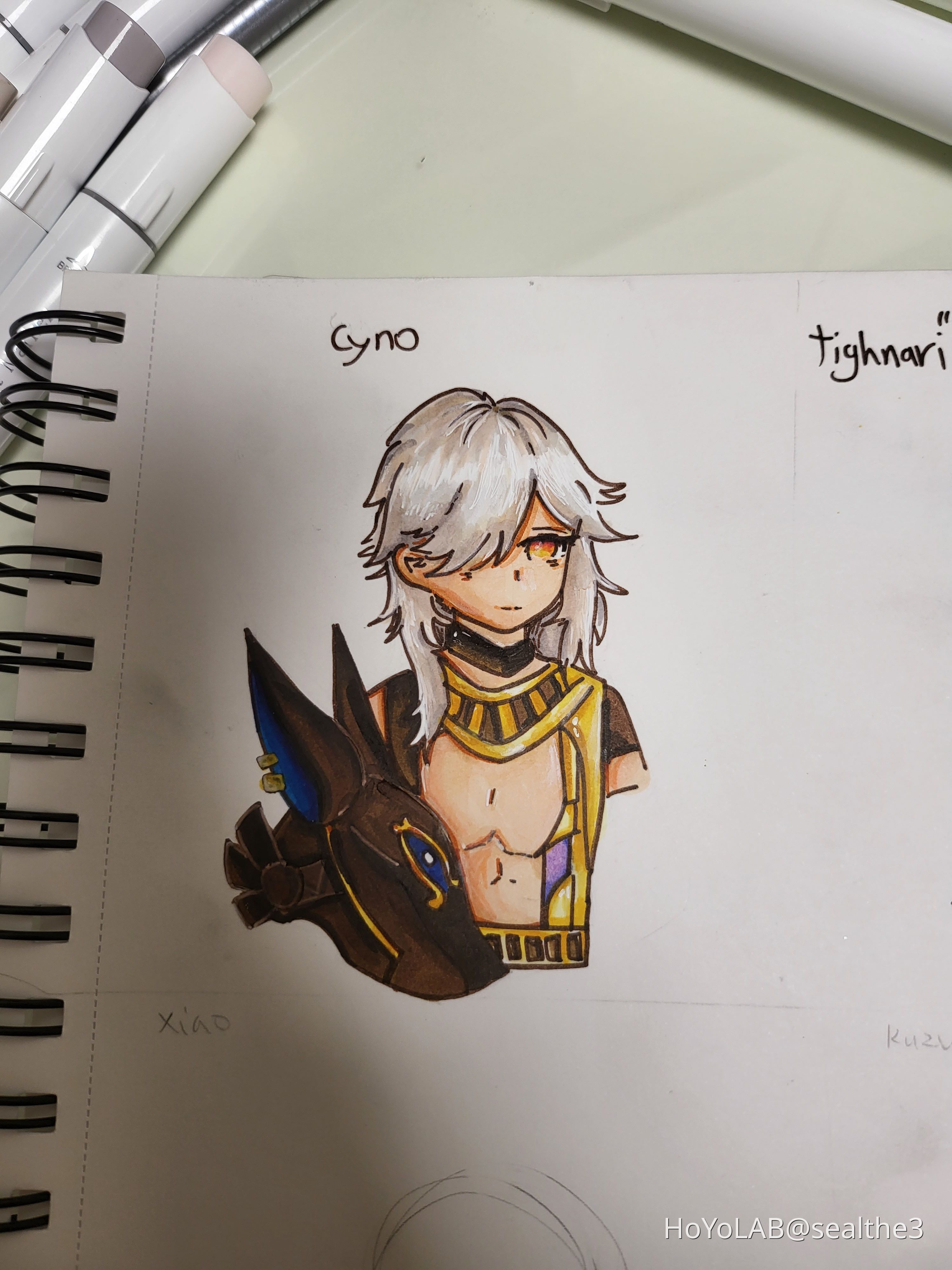 Cyno art Genshin Impact | HoYoLAB