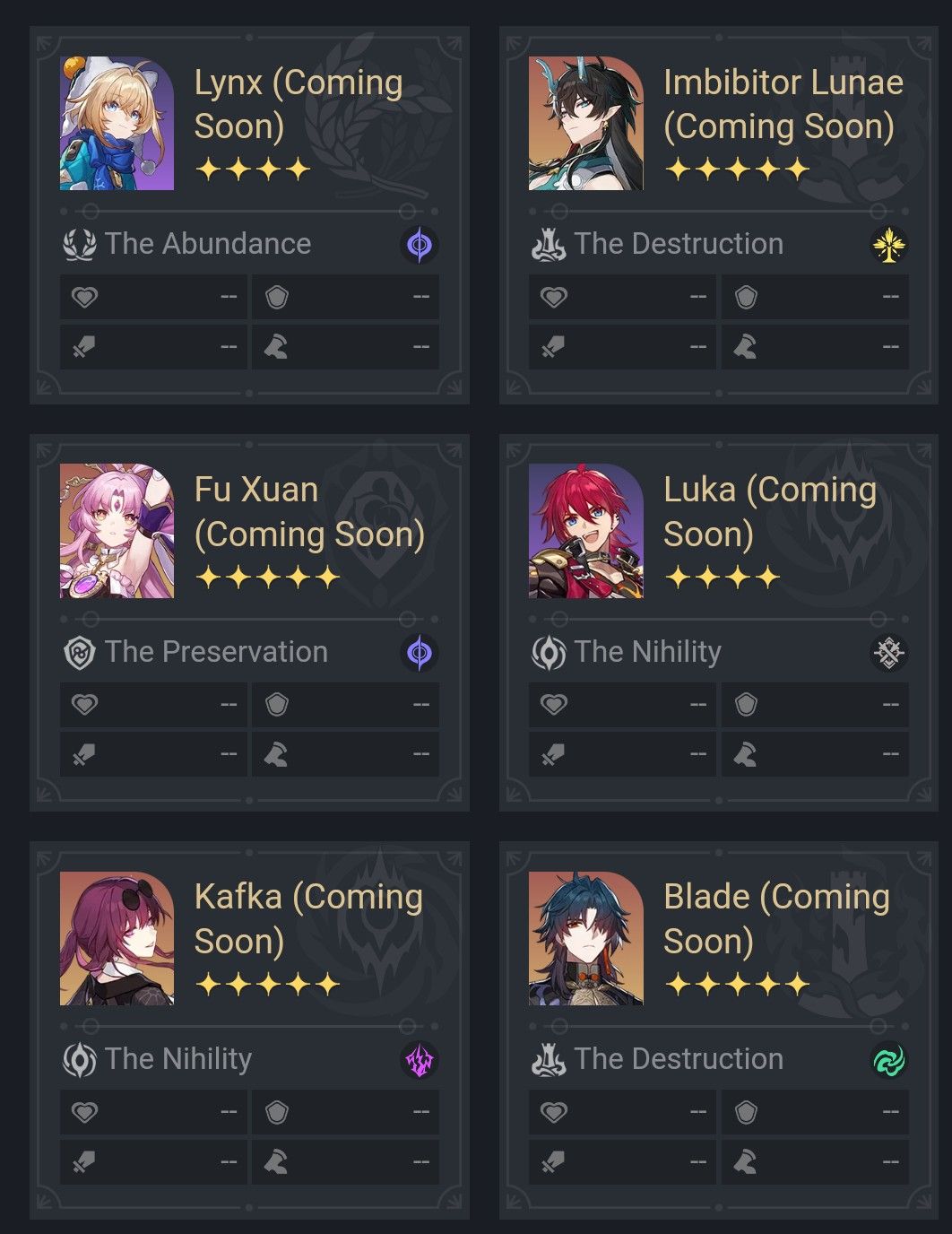 New Characters in HSR, Coming Soon!!! Honkai: Star Rail | HoYoLAB
